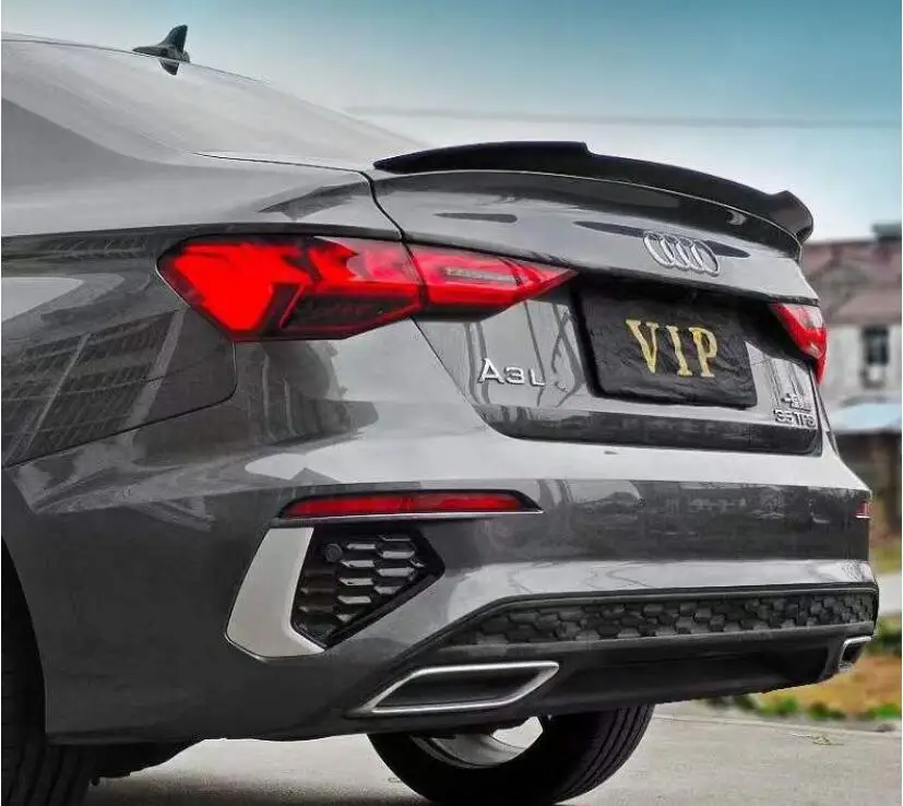 Spoiler For Audi A3 S3 RS3 8Y Sedan 2021 2022 2023 Rear Wing Lip Tail ...
