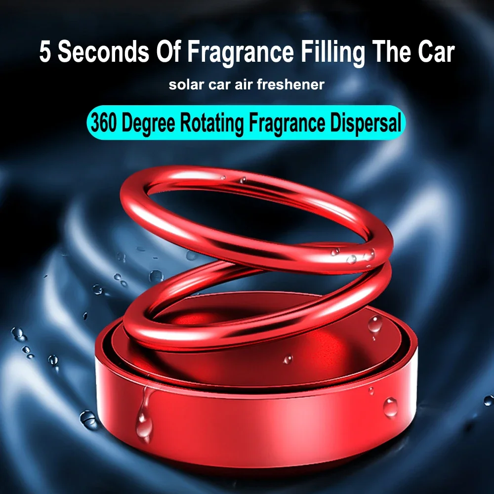 Solar-Car-Air-Freshener-Car-Perfume-Suspension-Rotating-Car-Solid ...