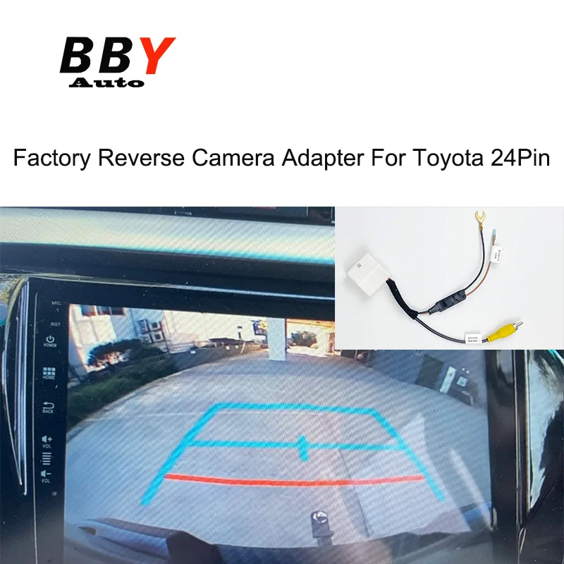 24Pin-Factory-Reverse-Camera-Adapter-For-Toyota-Hilux-N70-N80 ...