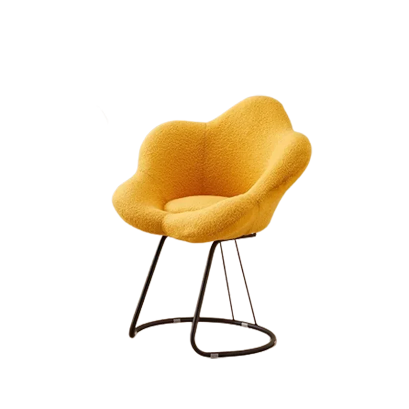 Cute-White-Back-Vanity-Chair-Spinning-Fluffy-Wheels-Adjustable-Stool ...