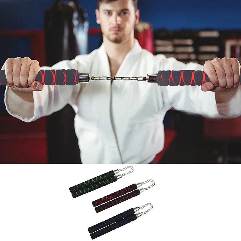 1 pçs treinamento de artes marciais nunchaku chinês kung fu artes ...