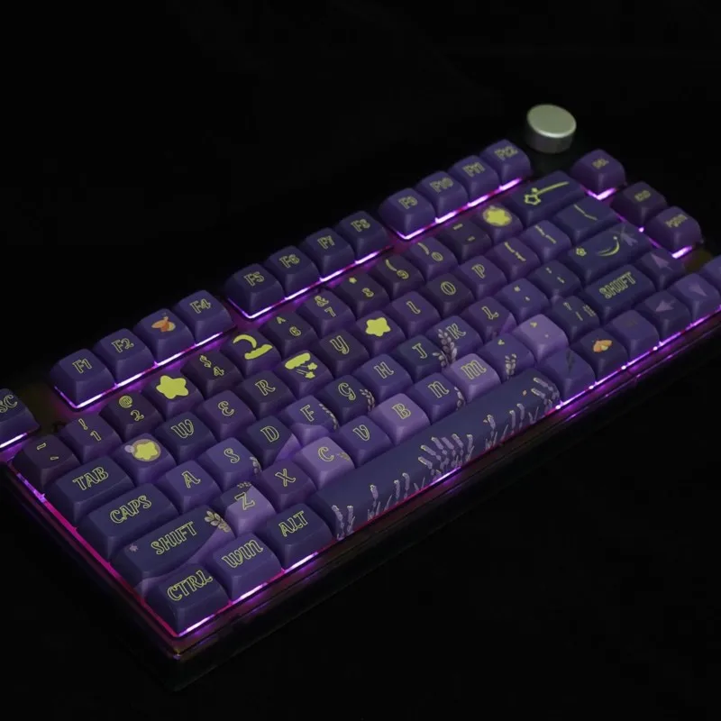 Firefly-Lavender-Theme-Keycap-Set-127-Keys-XDA-PBT-Five-sided ...
