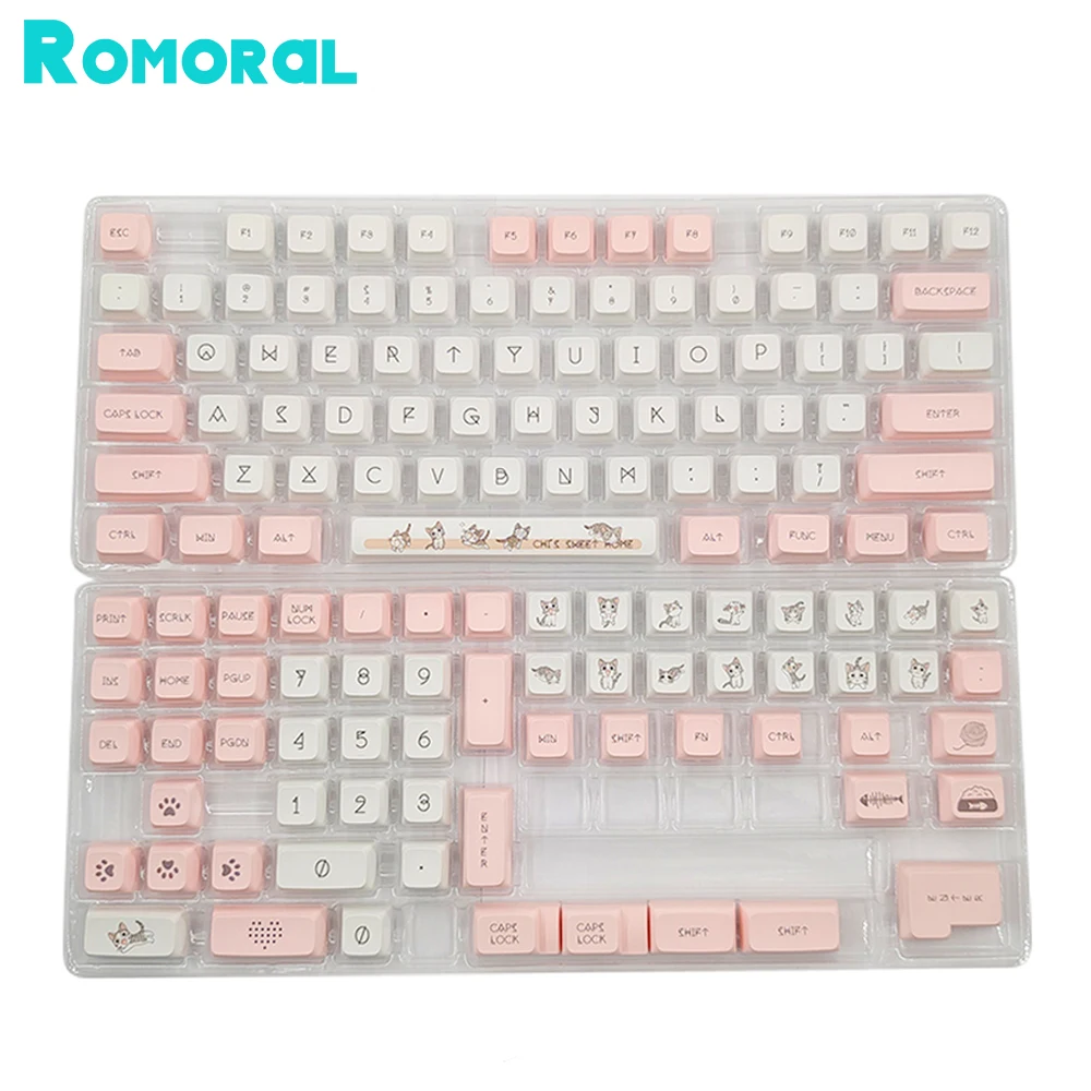 Xda Keycaps 137 Keys Pbt Dye-sublimation Keycaps Cute Keys Caps For ...