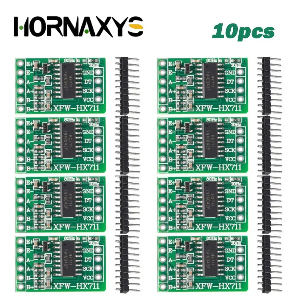 1-10pcs HX711 Weighing Sensor Module Dual-Channel 24 Bit Precision A/D ...