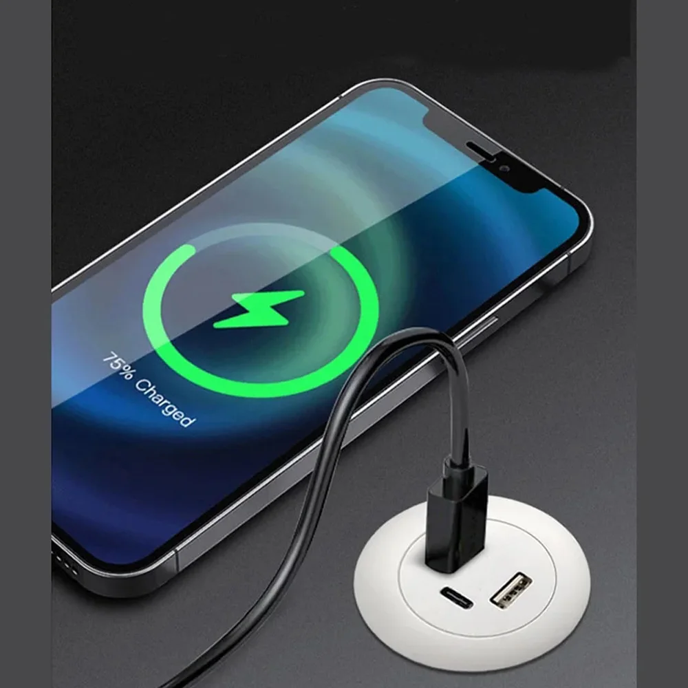 Desktop Embedded USB Port 5V2A Suitable for Bed Cabinets Mobile Phones Multifunctional Sofas Hidden Furniture Charging Sockets AliExpress
