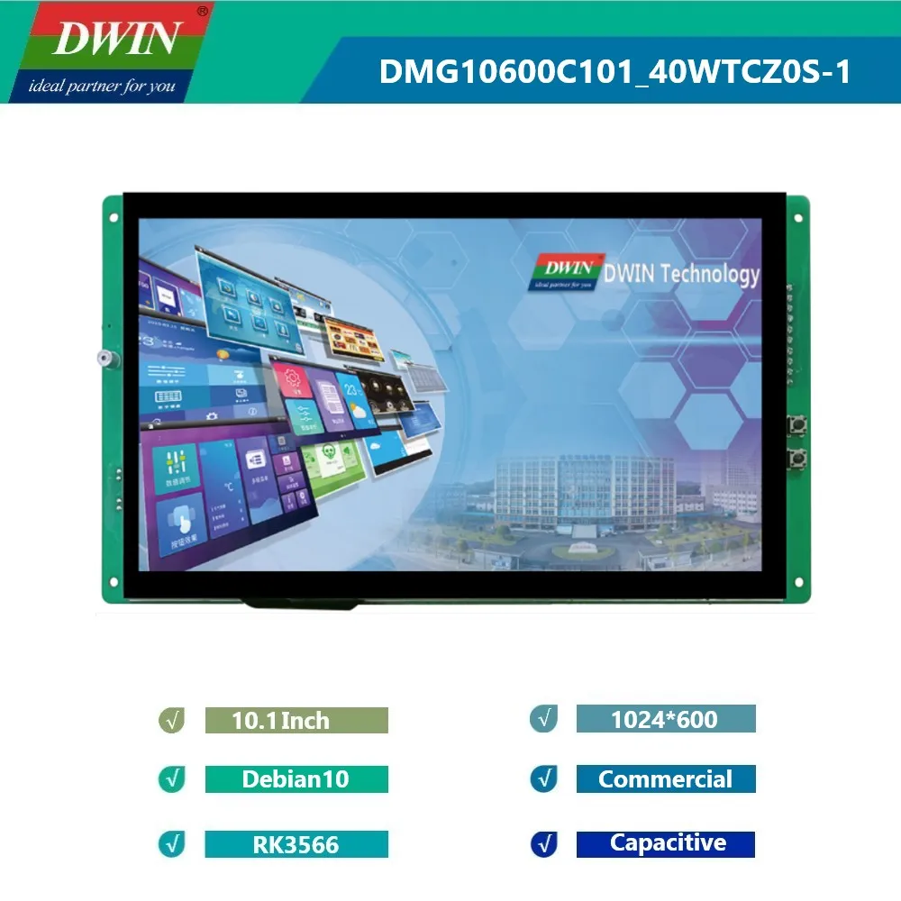 DWIN-RK3566-CPU-Quad-core-10-1inch-LCD-Module-IPS-TFT-Capacitive-Touch ...