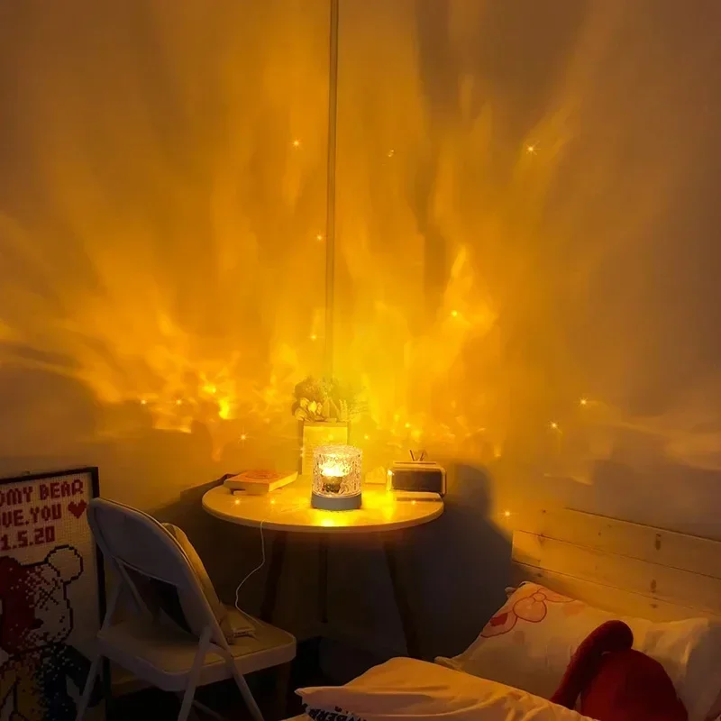 Water-Ripple-Table-Lamp-Night-Light-Shadow-Sentiment-Rotating ...