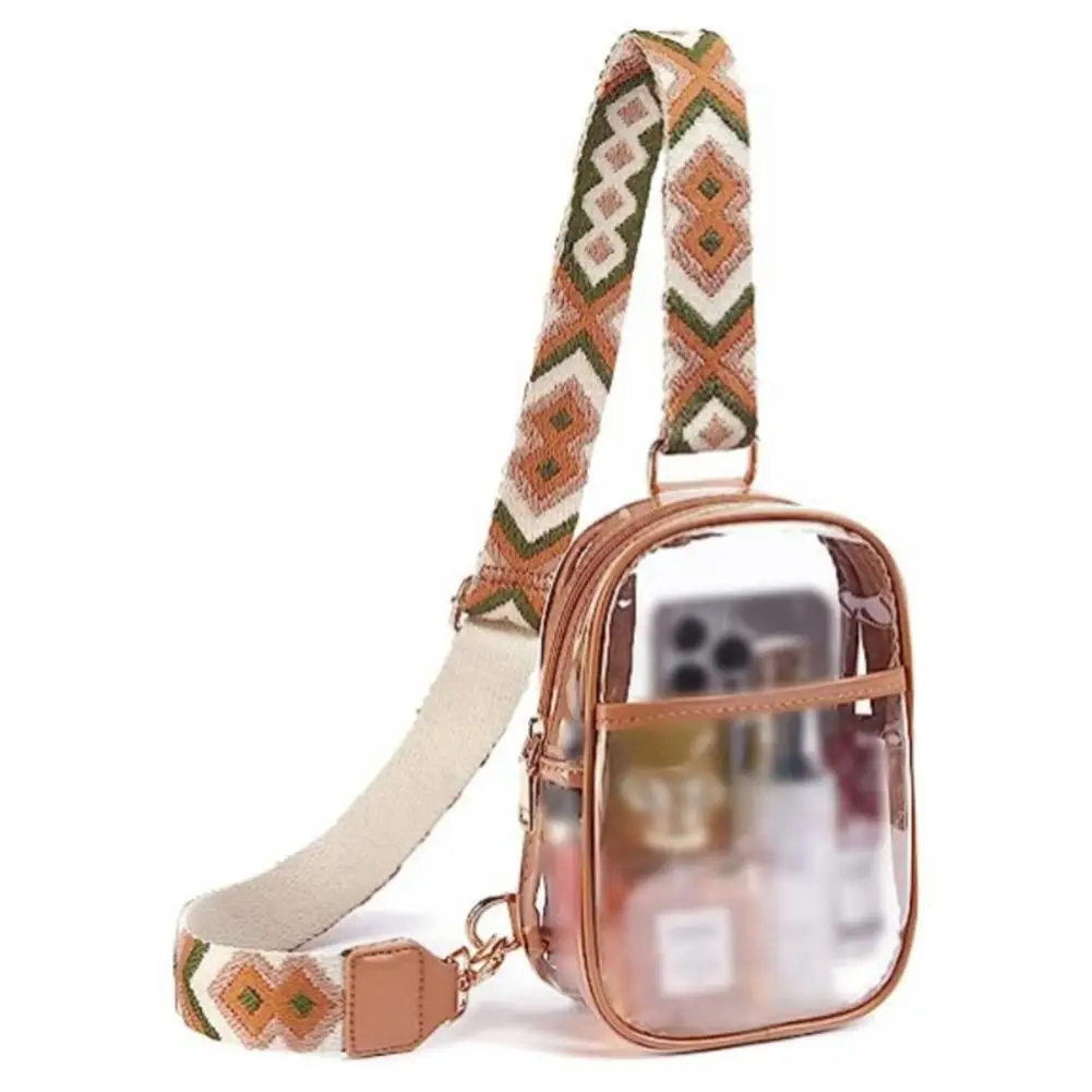 Clear-Chest-Purse-Bag-Large-Capacity-Adjustable-Shoulder-Strap-Zipper ...