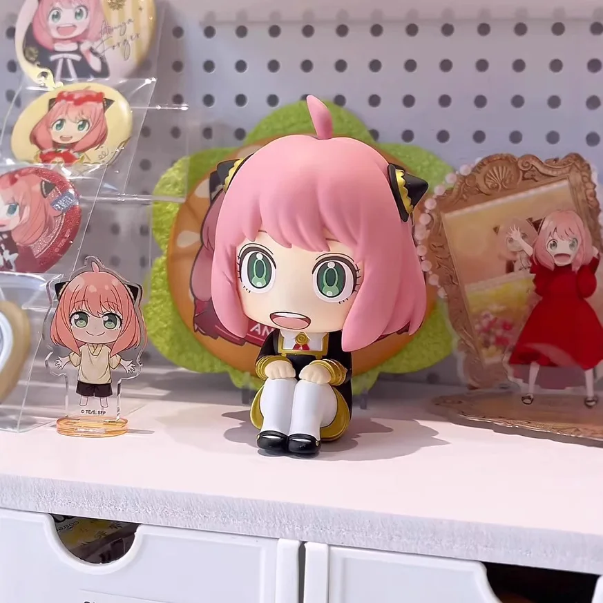 Anya Forger Spy Family Anime PVC Figure - Cute Collectible Model Desk ...