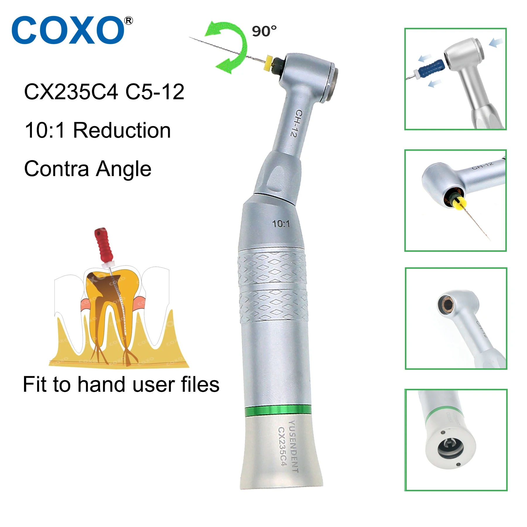 COXO-Dental-Reduction-Contra-Angle-Handpiece-10-1-Reduction-Speed-90-Reciprocating-Endodontic ...