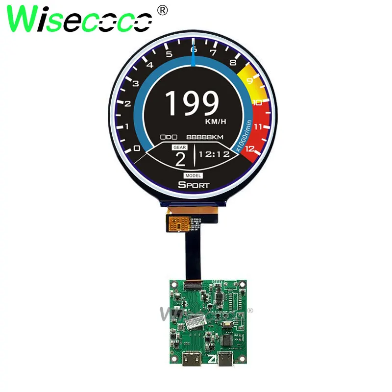 Circle-Circular-LCD-Screen-4-Inch-Round-Display-720x720-Electric ...