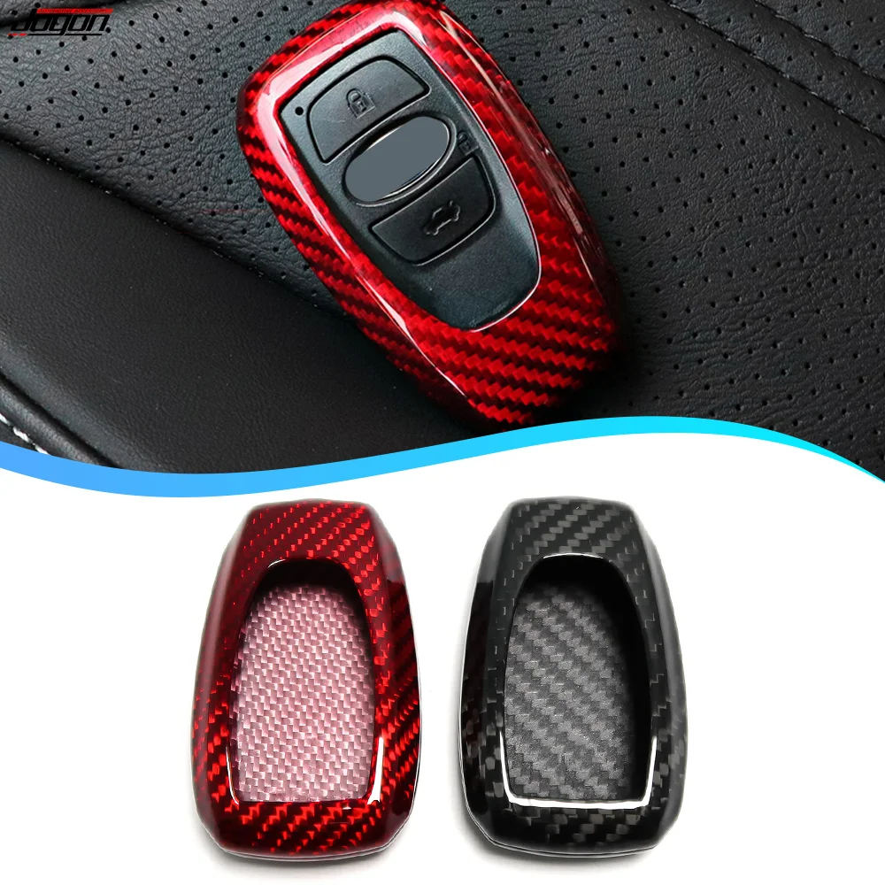 Real Carbon Fiber Car Key Fob Cover For Subaru WRX BRZ Forester Impreza ...