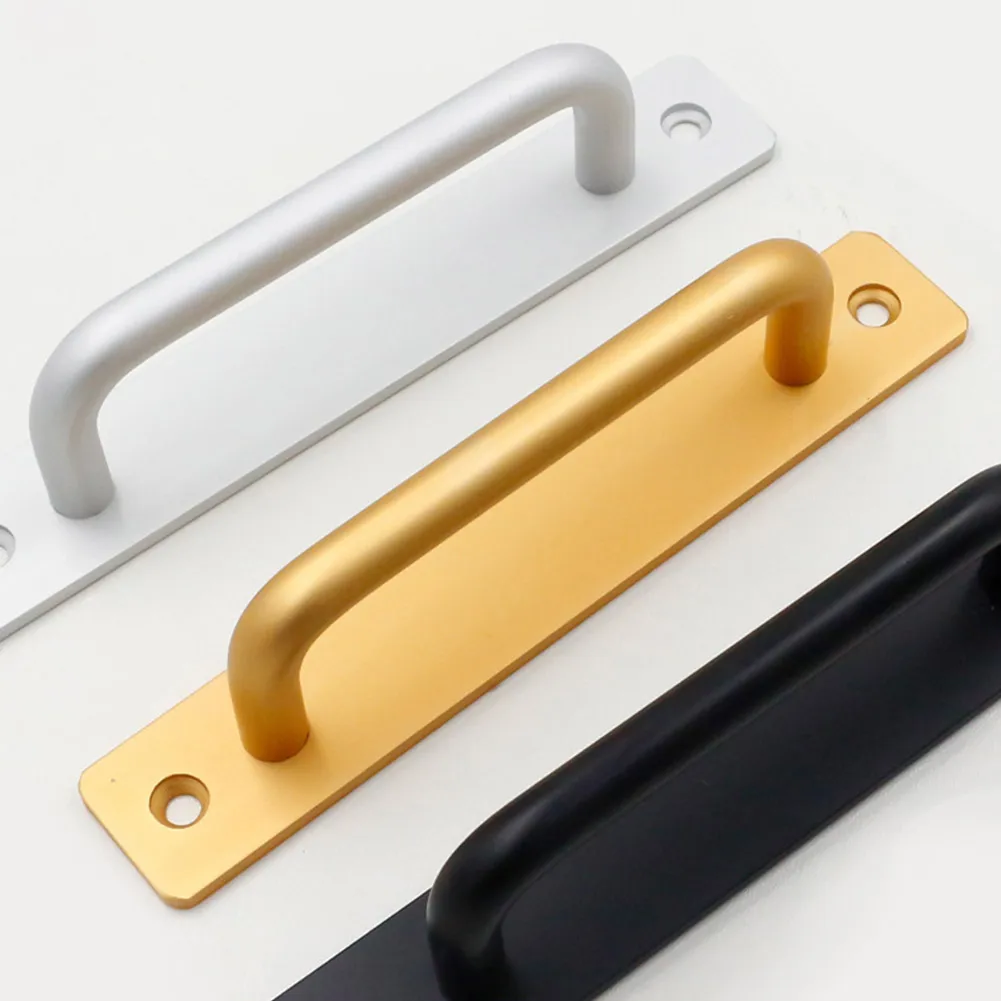 212*25mm No-punch Door Window Handle Aluminum Alloy 192mm Hole Pitch ...