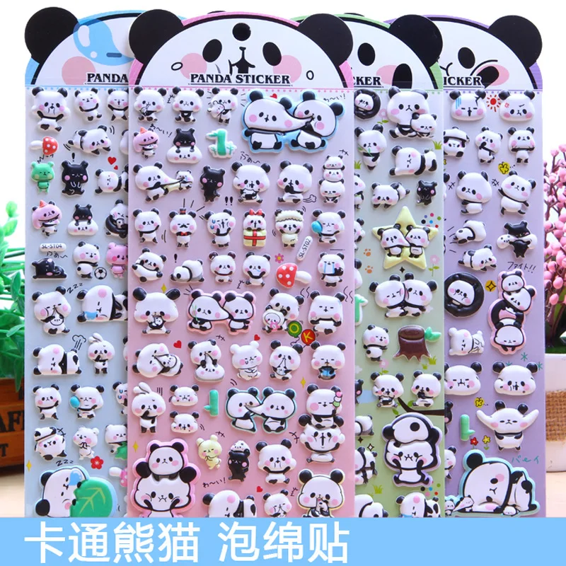 1-pc-Cute-Panda-Bubble-Decorative-Stickers-Households-Accessories ...