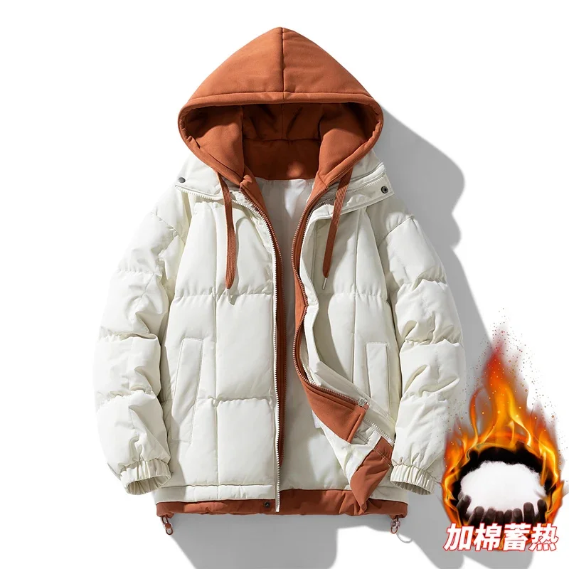 Unisex-Warm-2024-Parka-Solid-Color-High-Quality-Men-Hooded-Casual ...