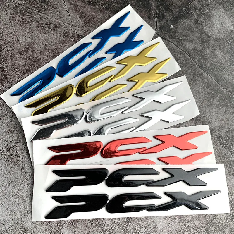 Motorcycle Sticker Decal Pair Of 3D Flexible S - For Honda PCX 125/150 ...