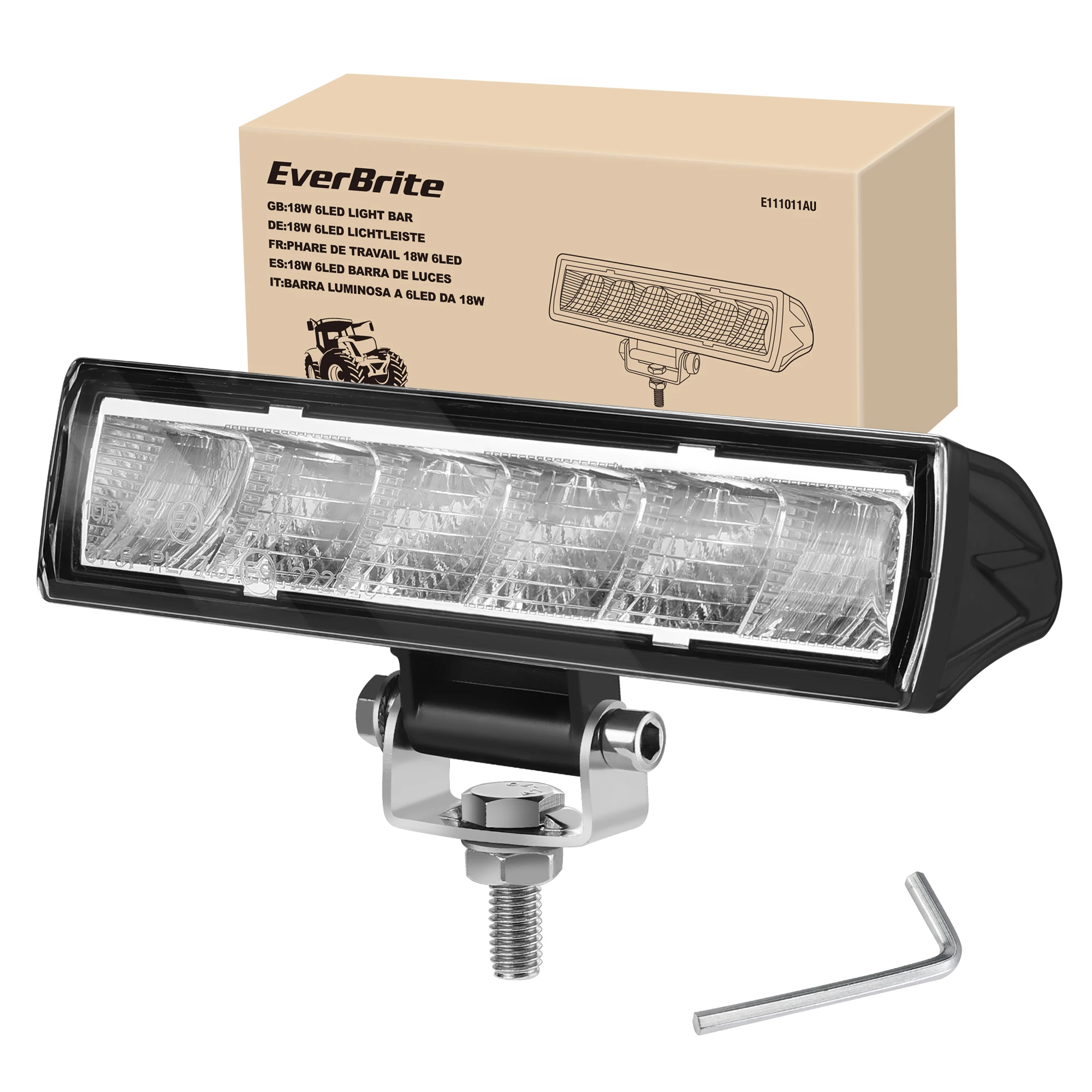 EverBrite-18W-6-LED-Light-Bar-Work-Light-Bar-Off-roads-Lamp-Light ...