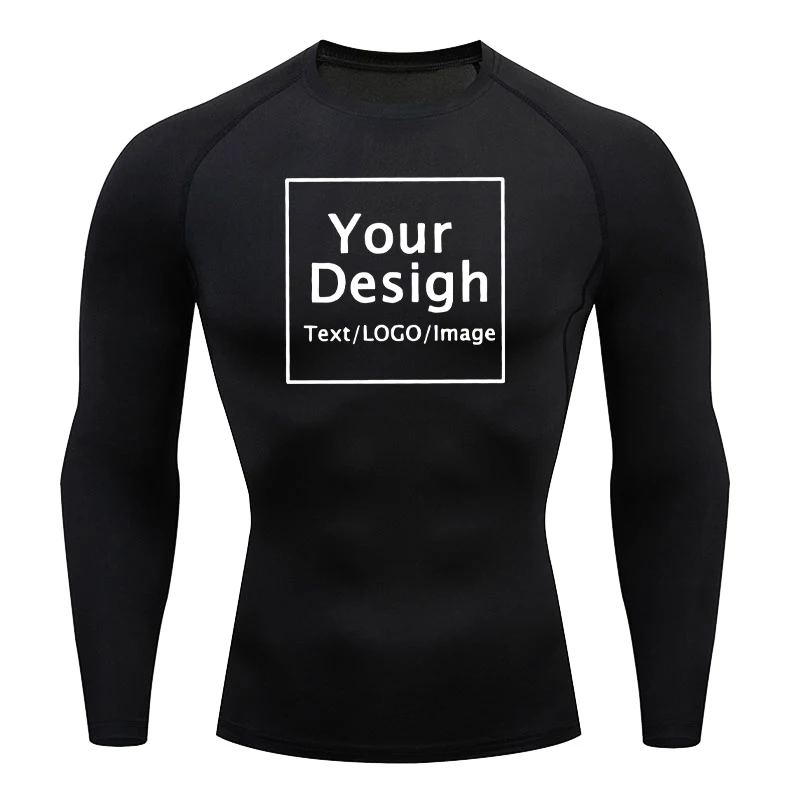 Men-s-Custom-Logo-Compression-Shirts-Your-OWN-Design-DIY-Print-Tshirts ...