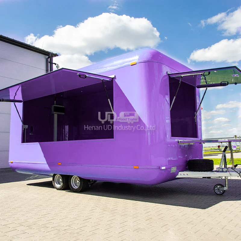 Custom-Size-Mobile-Food-Cart-Coffee-Van-Fully-Equipped-Food-Truck-Taco ...