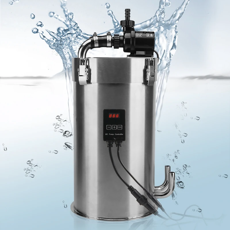 Premium-Quality-Canister-Filter-Stainless-Steel-External-Aquarium ...