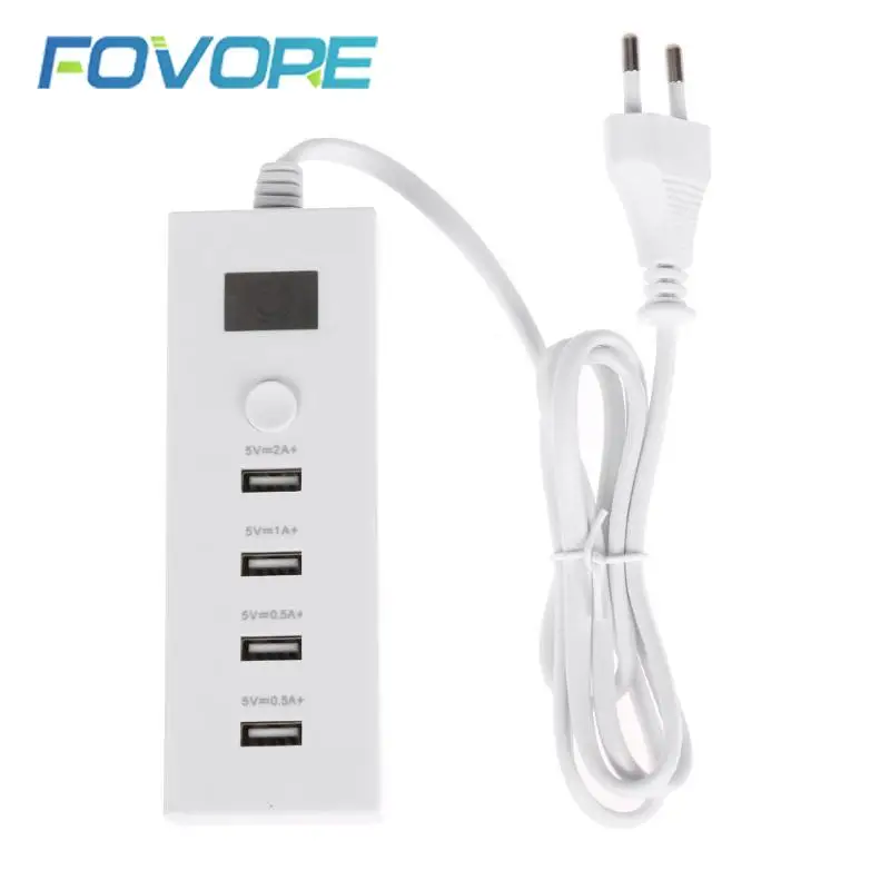 Multifunction-4-Ports-USB-Charger-Quick-Charging-Smart-Plug-Power-Strip ...