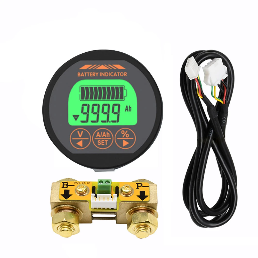 DC 8 80V 50A 100A 350A TR16 Battery Tester Coulomb Counter Meter ...