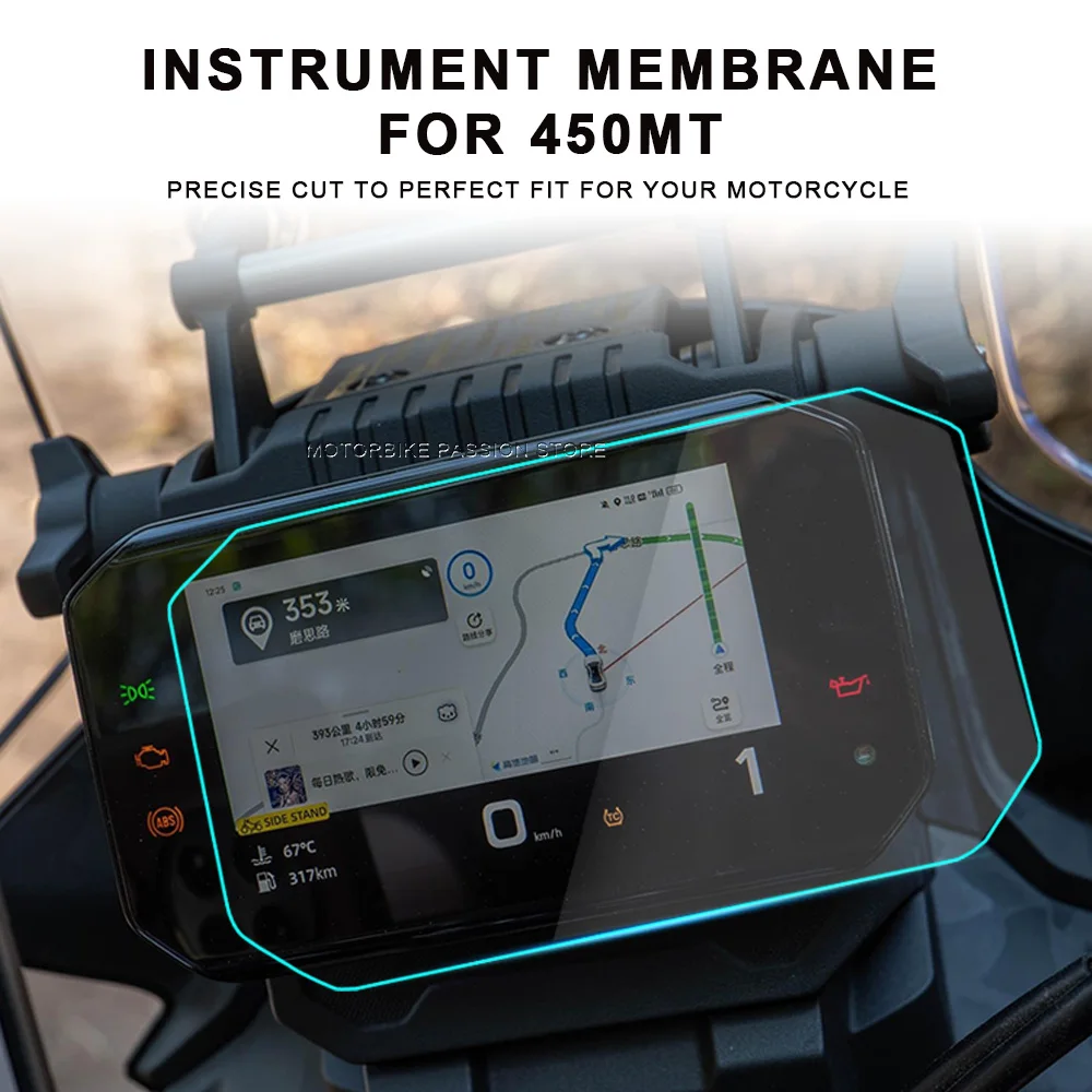 For-CFMOTO-450MT-450NK-Motorcycle-Scratch-Cluster-Screen-Dashboard ...