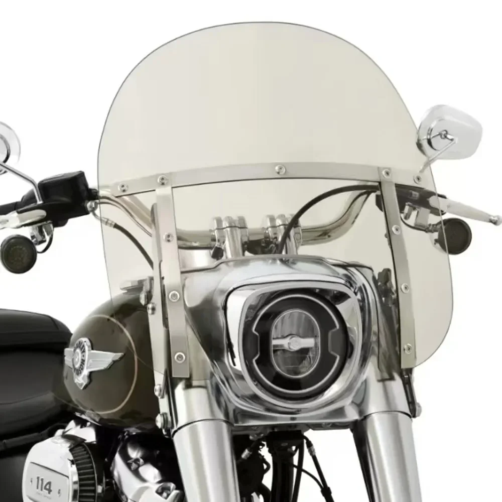 For Halley Softail Fat boy FLFB 114 FLFBS 2018-2023 windshield front ...