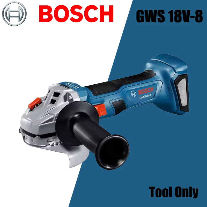 BOSCH GWS 18V-8 Angle Grinder 18V Cordless Professional Brushless 100MM ...