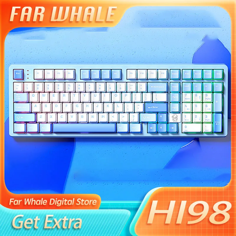Leobog-Hi98-Keyboard-2-4g-Wireless-Aluminum-Keyboard-Hot-Swap-Tri-Mode ...