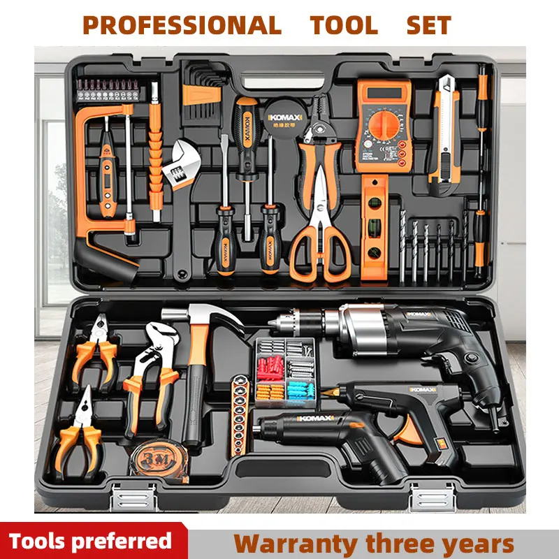 Professional Hand Tools Set Electrician Complete Car Maintenance Tool ...