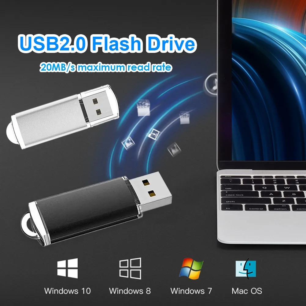 USB Flash Drive USB 2.0 Pendrive Zinc Alloy Jump Drive Computer Storage ...