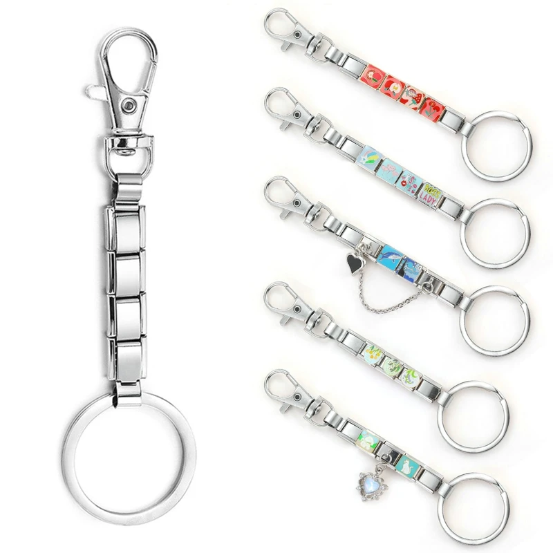 New Girls Set Men And Women Fashion Colorful Italian Charm Keychain ...