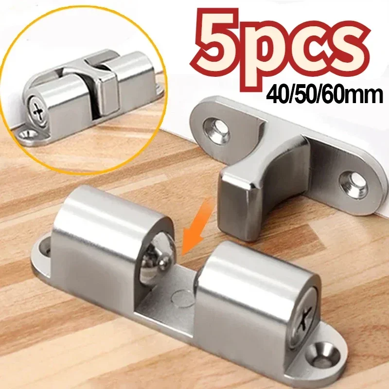 5-1pcs-Furniture-Door-Ball-Latch-Brass-Double-Roller-Spring-Ball-Catch ...