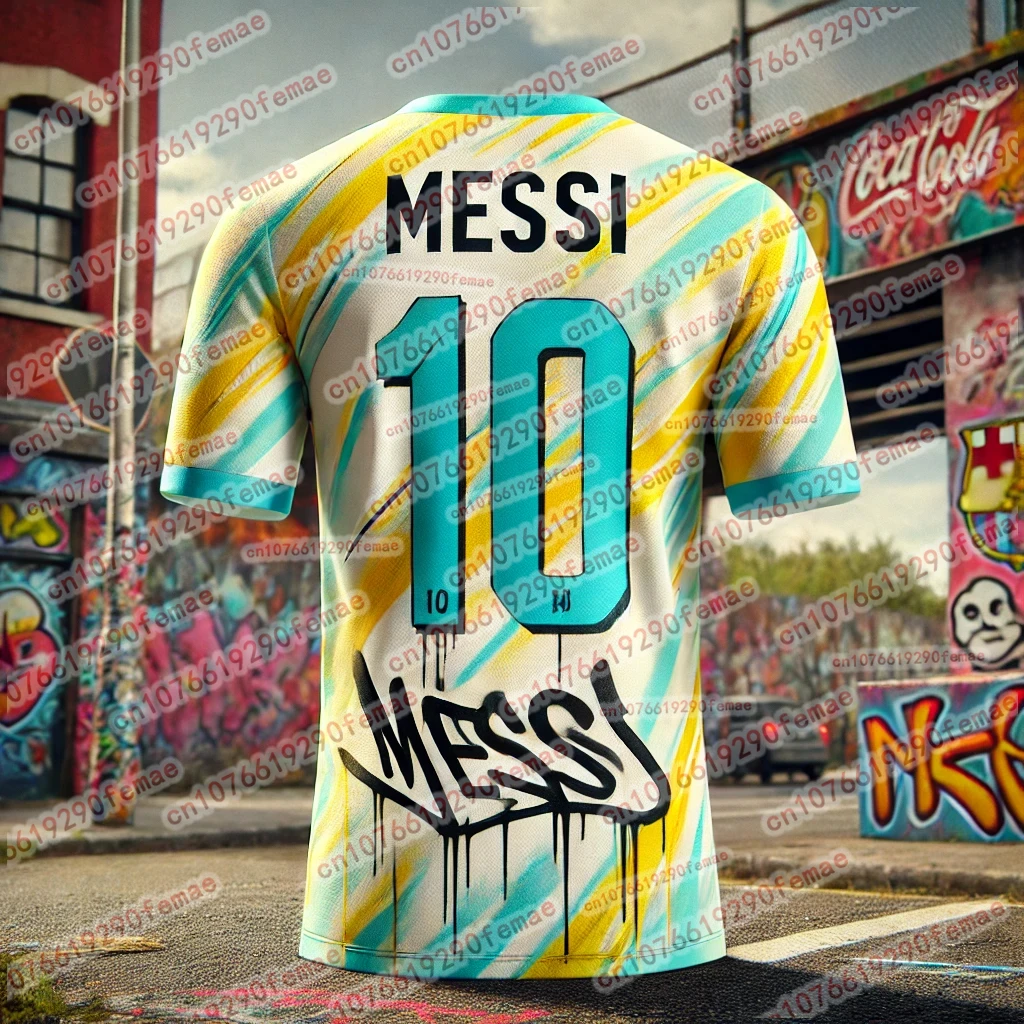 Fashion Messi Fan Jersey for Men – Printed Stylish Design, Quick Dry ...