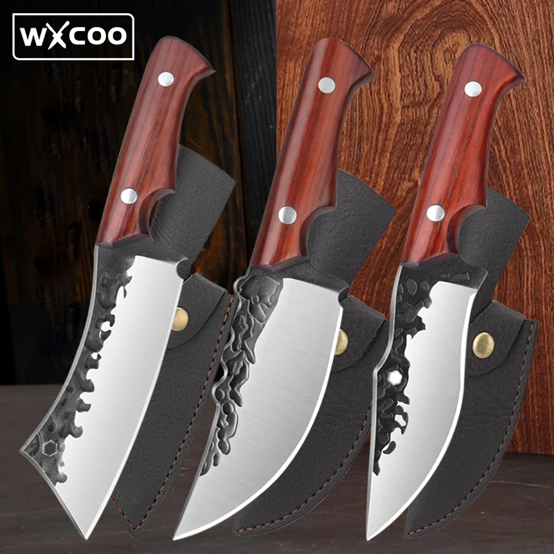 Hand-Forged-Boning-Knife-Meat-Cleaver-Butcher-Cooking-Utility-Knife-for ...