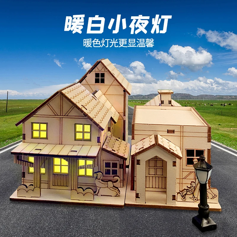 Model House Building Kits Wood | Miniature Model Building Kits - 1 ...