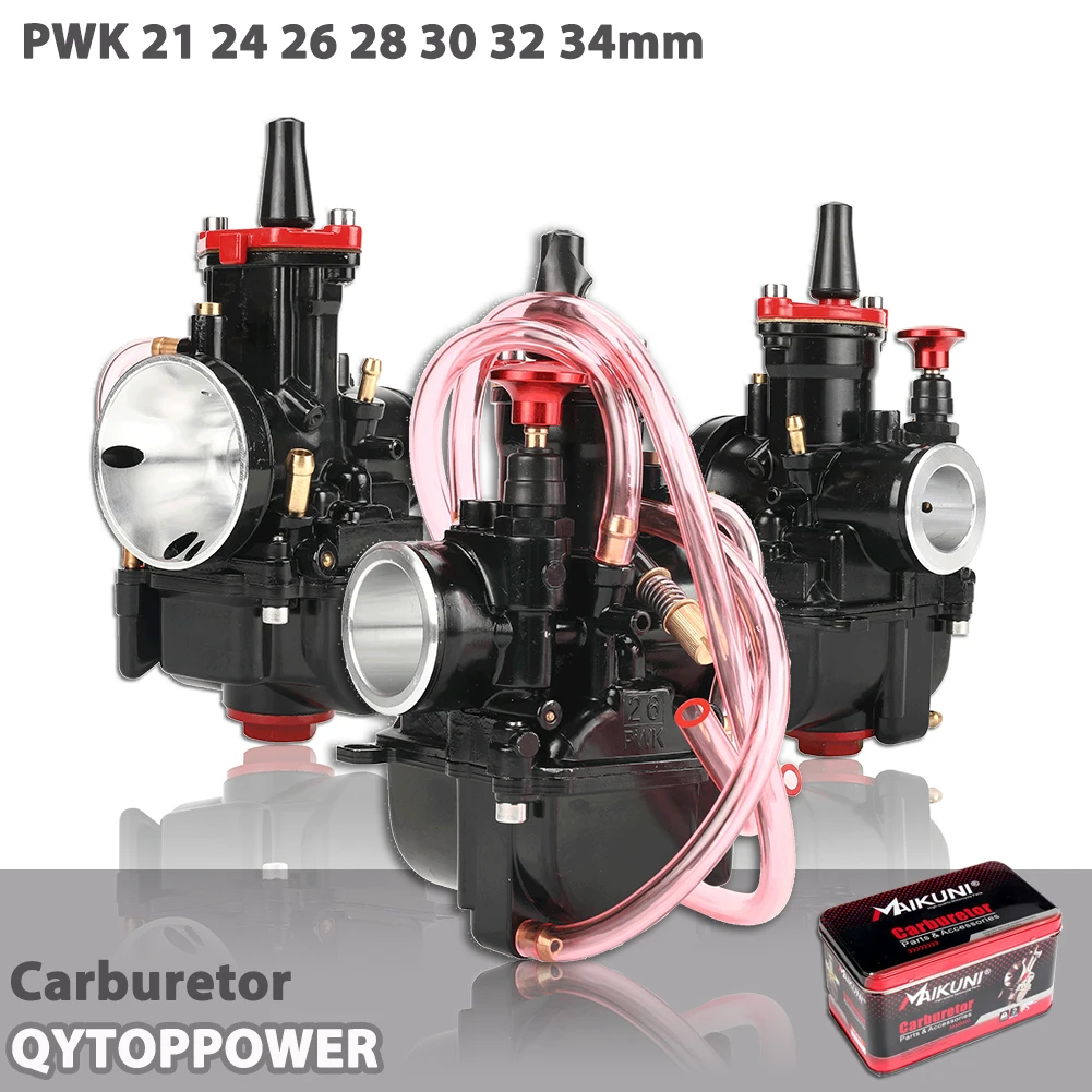 Universal-Carburetor-21mm-24mm-26mm-28mm-30mm-32mm-34mm-Motorcycle-ATV-Scooters-Power-Jet-PWK ...