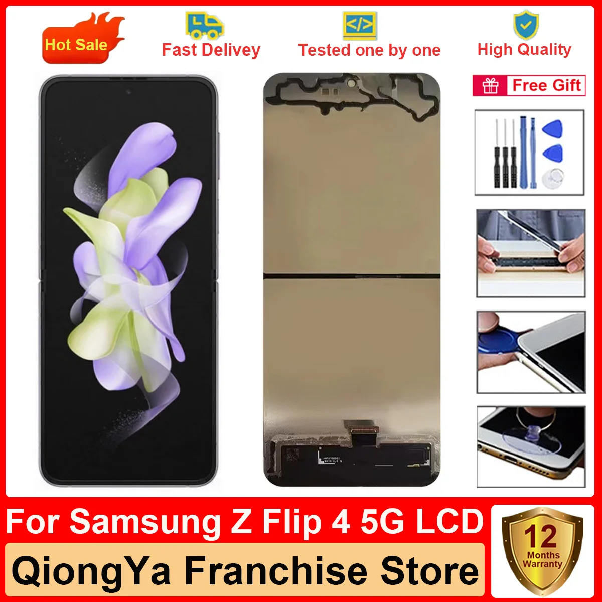 Pantalla Amoled De 6 7 Pulgadas Probada Montaje De Digitalizador Con