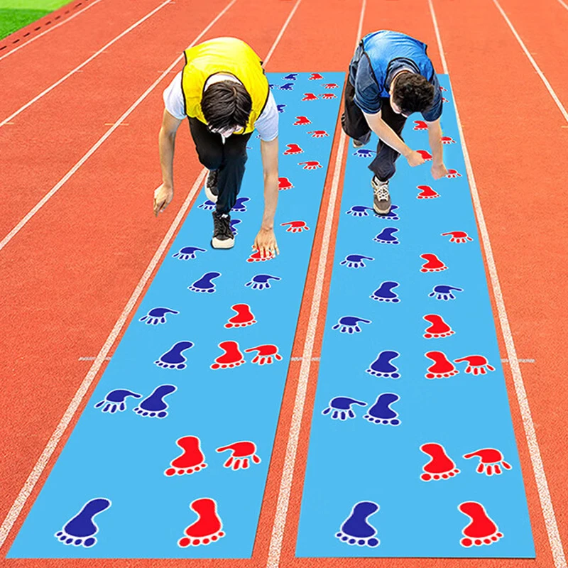 Jumbo Hand And Feet Hopscotch Mat 6M Balancing Game Crawl Jump Rugs ...