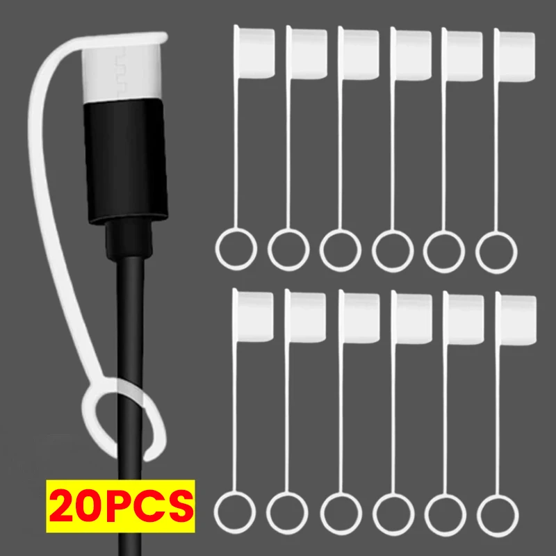 Type-C-Data-Cable-Dust-Plug-with-Rope-Anti-Lost-Silicone-USB-Type-C ...