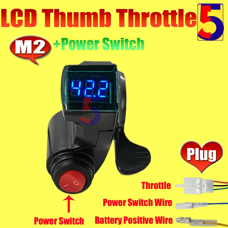 Ebike-Thumb-Throttle-with-Power-Switch-Cruise-Funtion-3-Speed-Switch ...