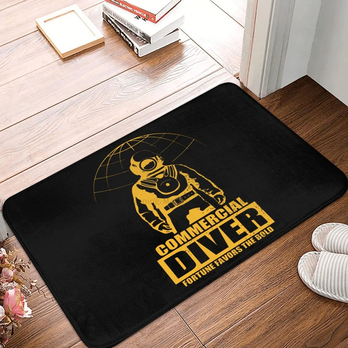 Dive Scuba Diving Bathroom Mat Commercial Diver Yellow Doormat Kitchen ...