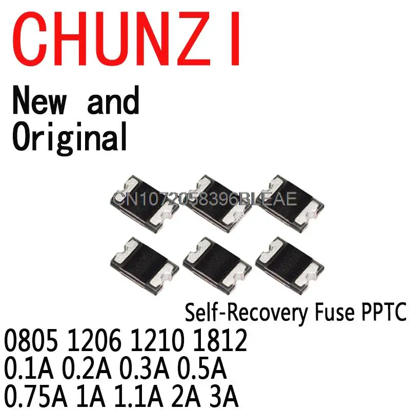 20PCS SMD Resettable Fuse Self Recovery Fuse PPTC 0805 1206 1210 1812 0 ...