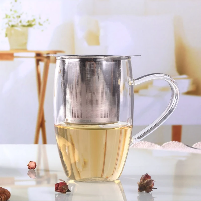 Stainless-Steel-Tea-Infuser-Teapot-Tray-Spice-Tea-Strainer-Herbal ...