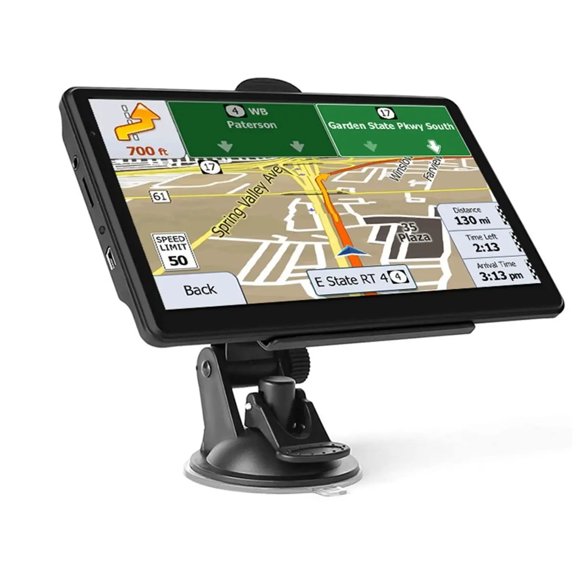 7-Inch Portable Car Navigation System with 256MB+8GB HD Satellite ...