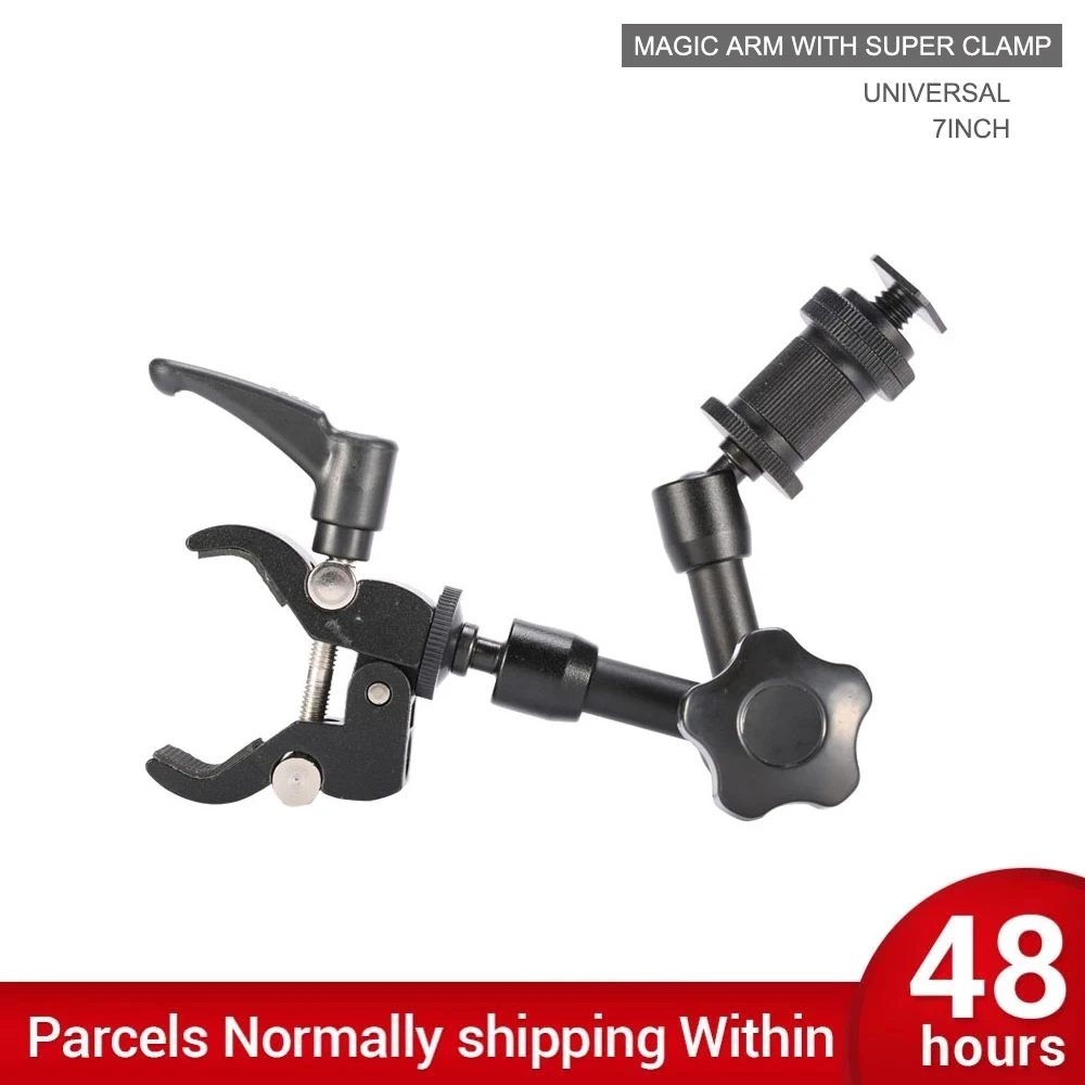 Metal-Super-Clamp-Adjustable-Friction-Articulating-Magic-Arm-for-Flash ...