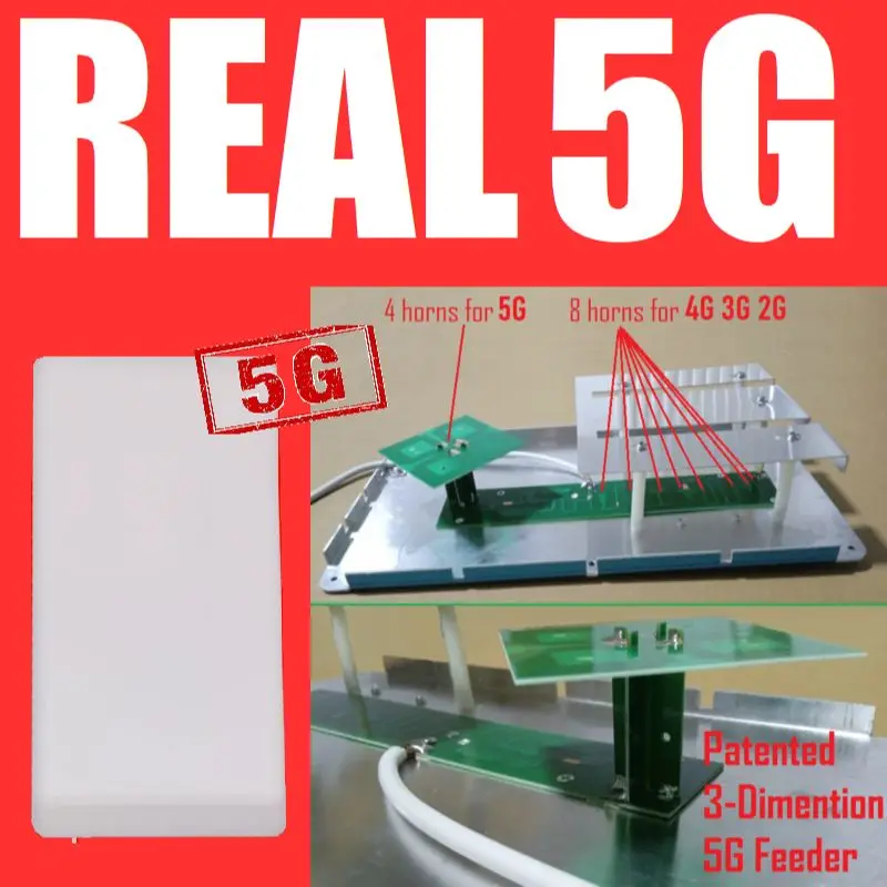 REAL 5G 4G 3G Indoor internal Directional Sector Panel Antenna 700 2700 ...