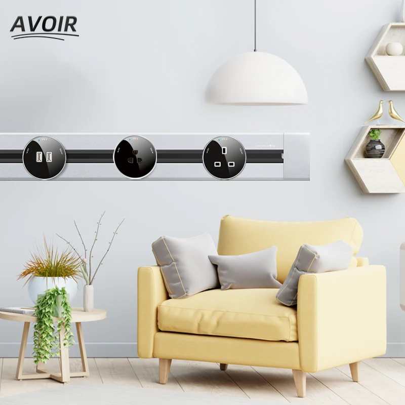 Avoir-Wall-Track-Socket-Kitchen-Bedroom-Outlets-Surface-Mounted ...