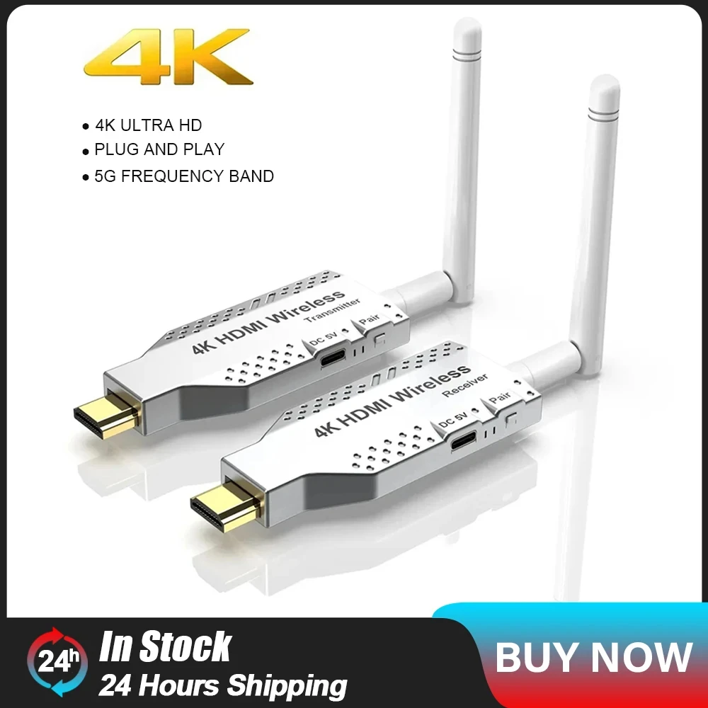 Wireless-HDMI-Extender-4K-50M-5-8GHZ-HDMI-Wireless-Transmitter-and ...